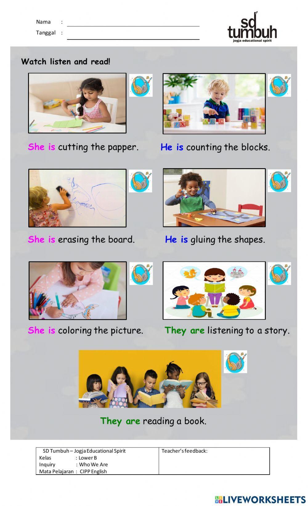 First Day Of Class:SCHOOL IS COOL-A worksheet | Live Worksheets