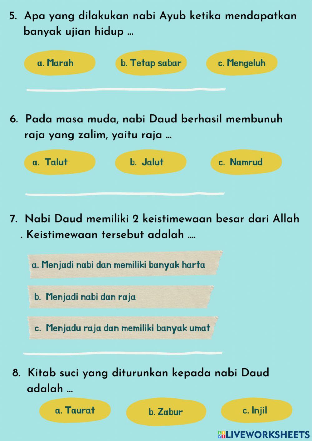 Kisah nabi Ayub dan Nabi Daud | Miftahul Ummah | Live