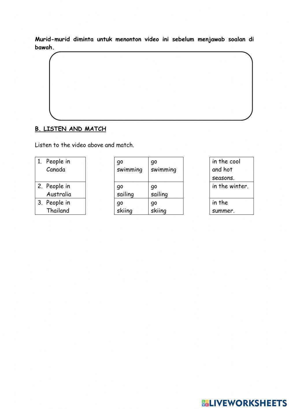 English year 3 … | Free Interactive Worksheets | 1266534