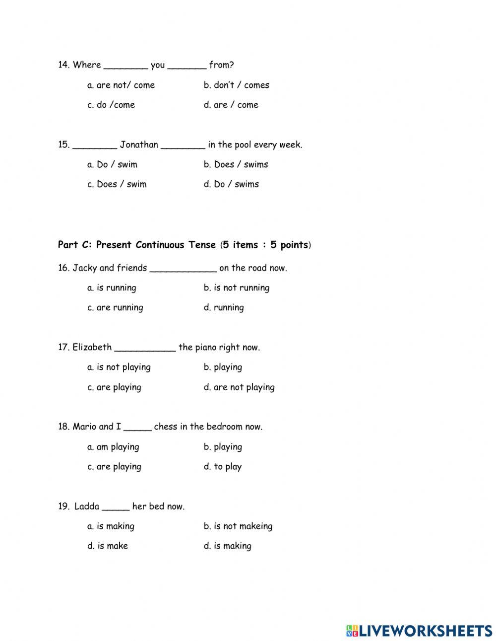Midterm M3 1- 2021 worksheet | Live Worksheets