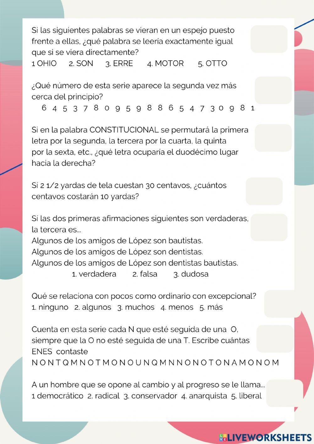 OTIS SUPERIOR online exercise for | Live Worksheets