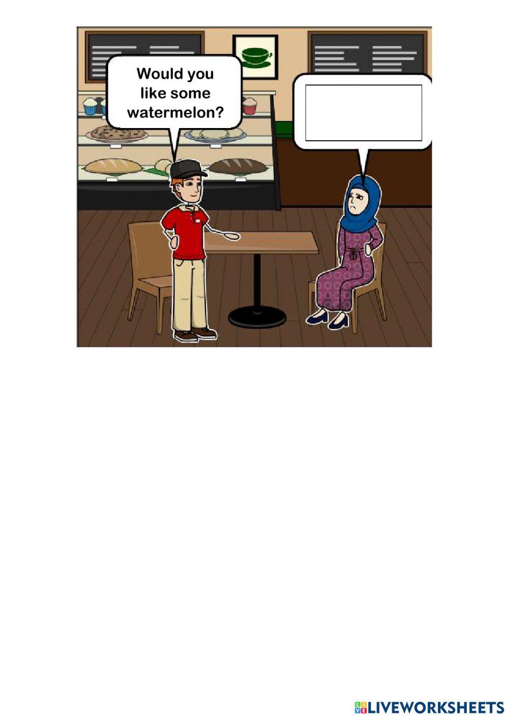 Year 3: food, please! worksheet | Live Worksheets