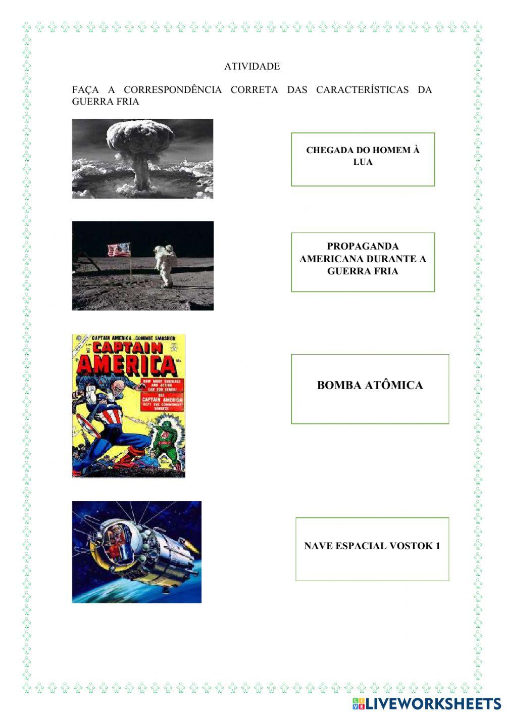 Guerra Fria online activity | Live Worksheets