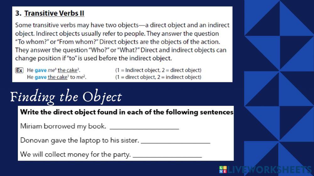 Homework 10th worksheet | Live Worksheets