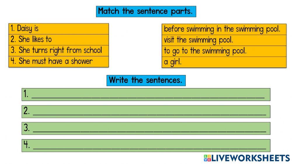 Writing Unit 7 Year 3 (iii) worksheet | Live Worksheets