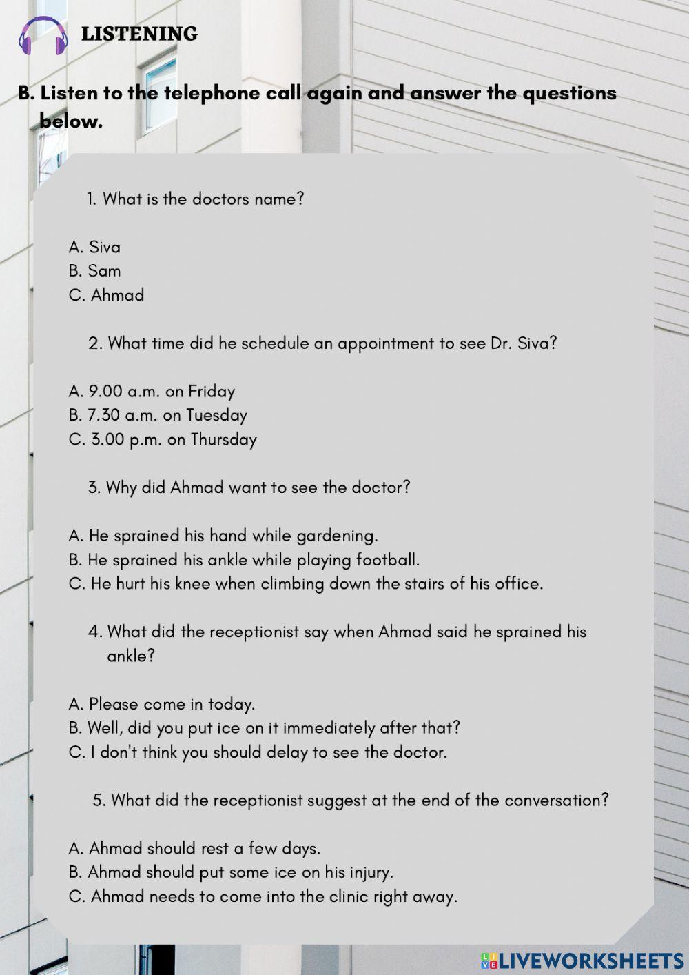 Medical Breakthrough exercise | Live Worksheets