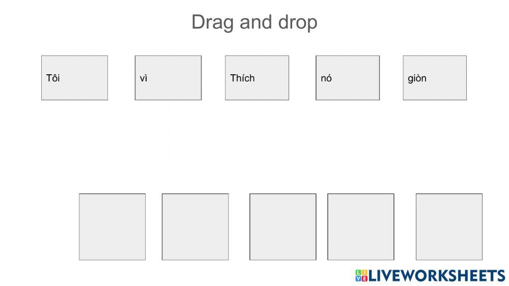 Vietnamese interactive worksheet | Live Worksheets