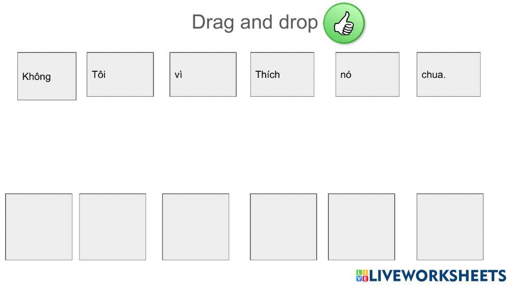 Vietnamese interactive worksheet | Live Worksheets