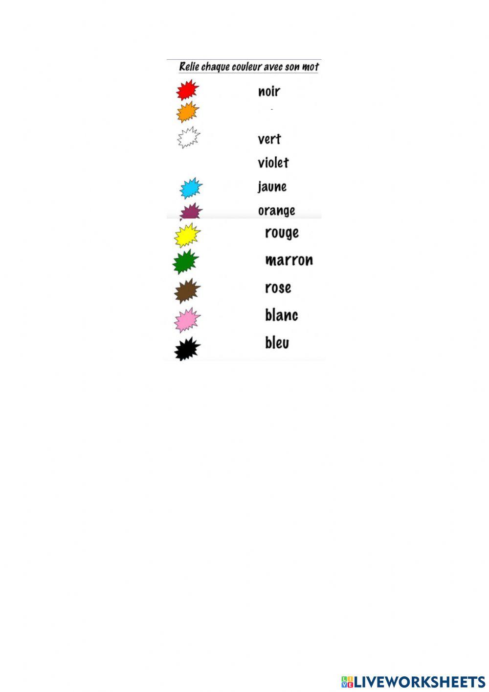 Colors online exercise for All | Live Worksheets