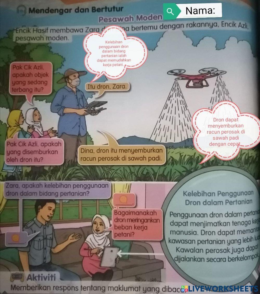 Pertanian dan penternakan worksheet | Live Worksheets