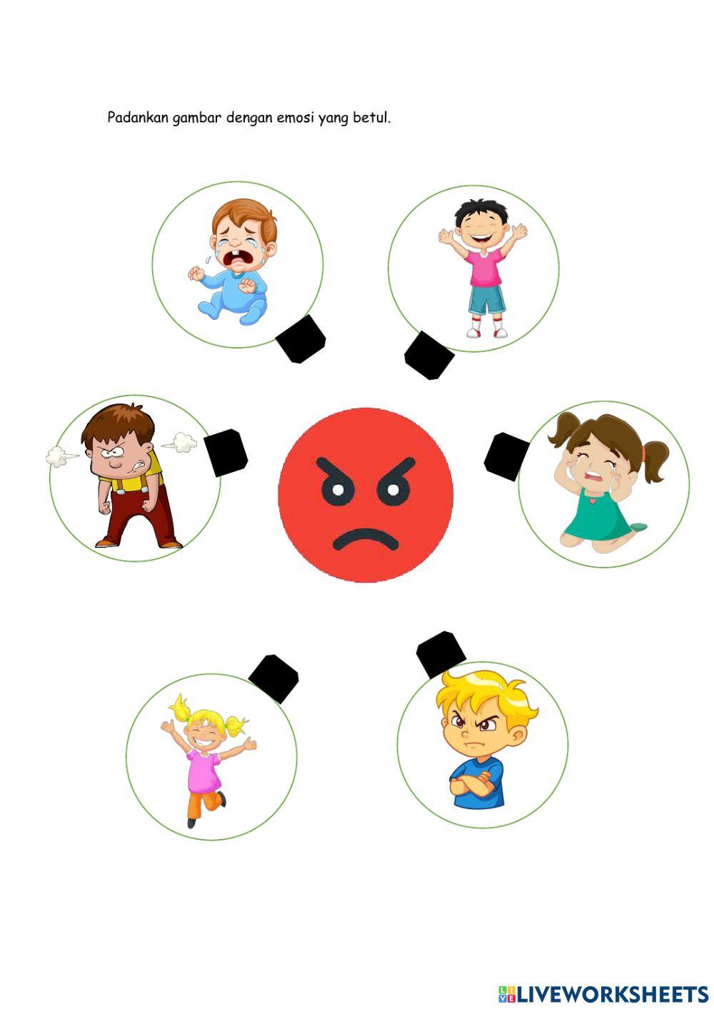 Emosi Asas Diri Worksheet Live Worksheets