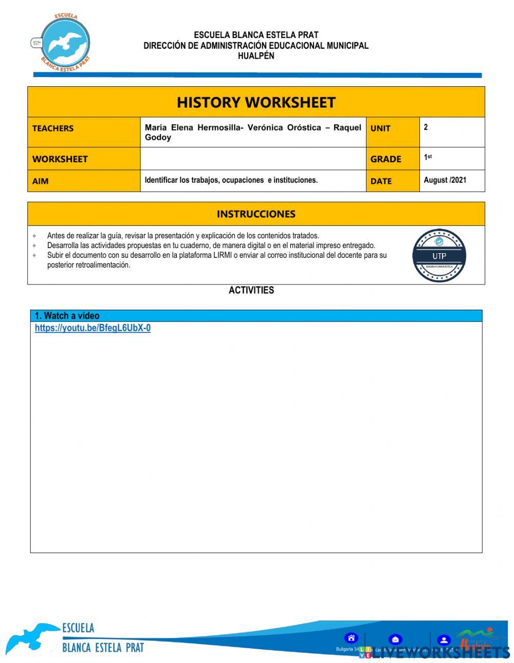 1276266 | History worksheet | karen bello