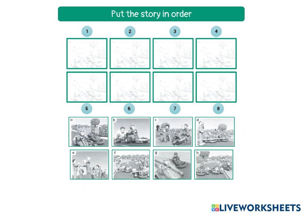 Put the story in order (page 26-27) worksheet | Live Worksheets