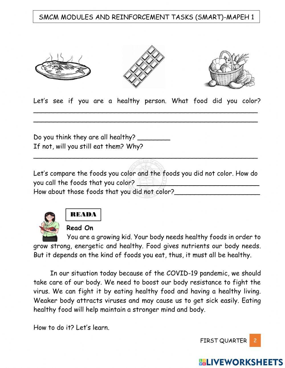 M3-q1 worksheet | Live Worksheets