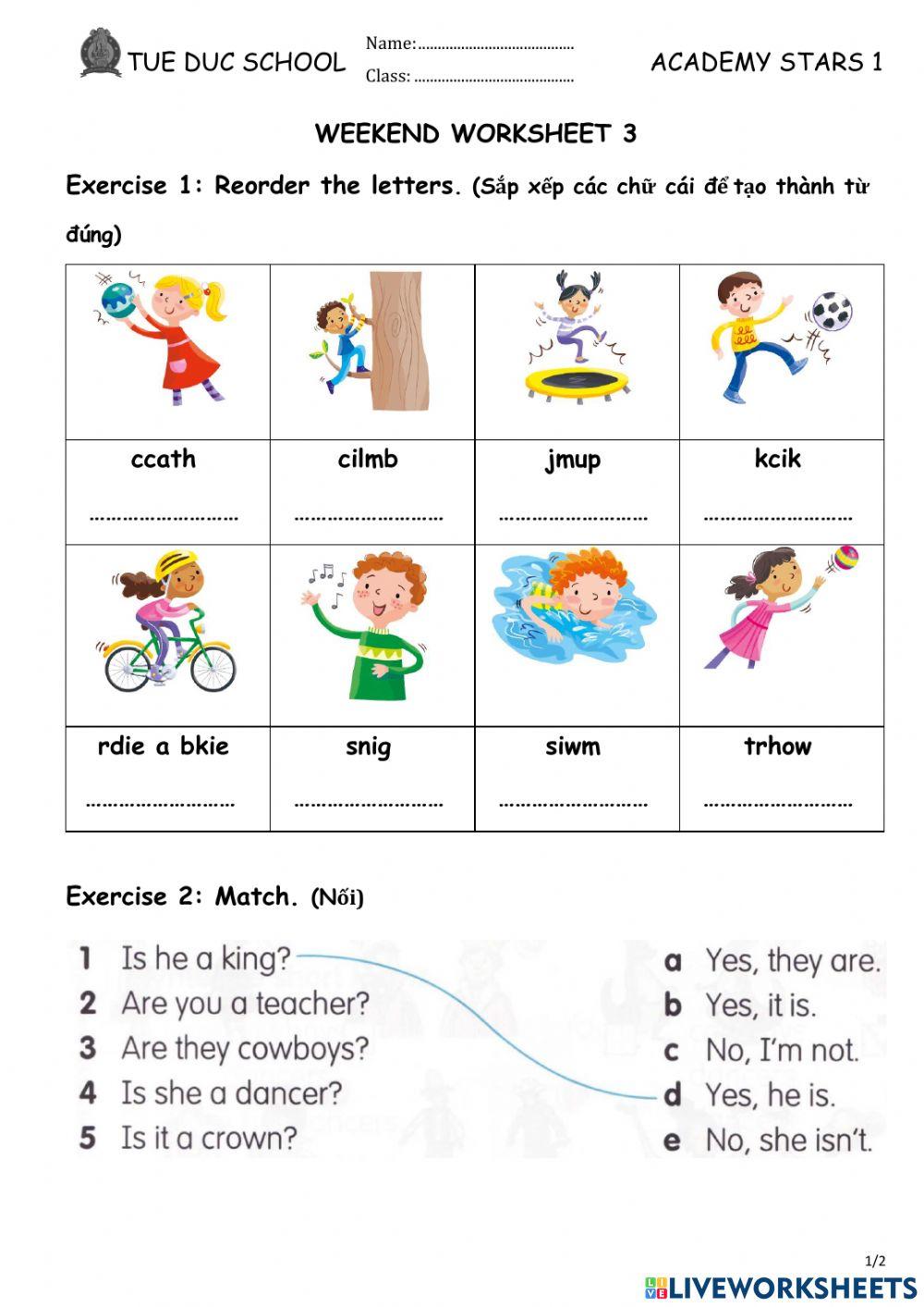 PCT3-Grade 2 worksheet | Live Worksheets