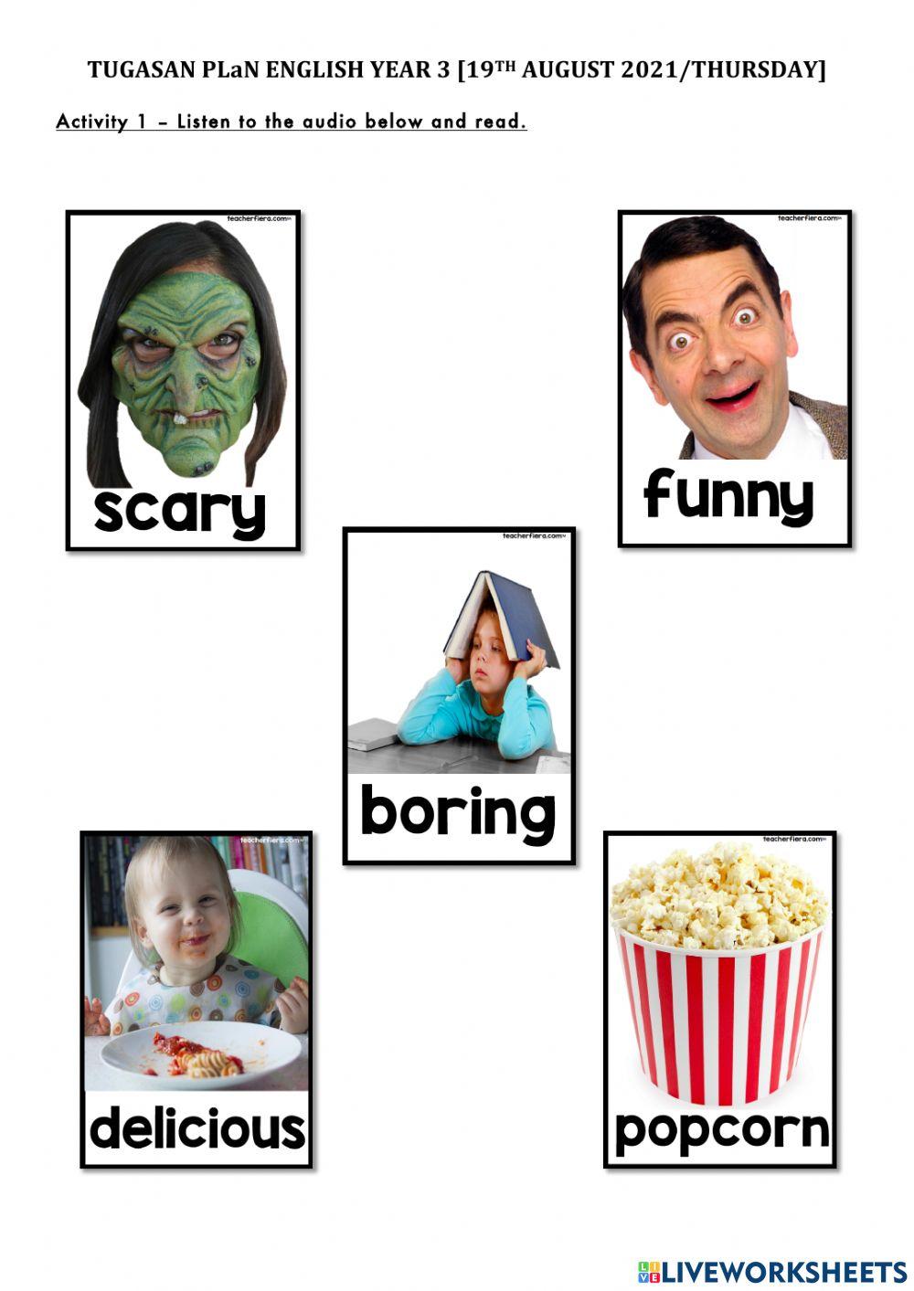 Get Smart Plus 3: Module 8 (Vocabulary)(PLaN) interactive worksheet ...