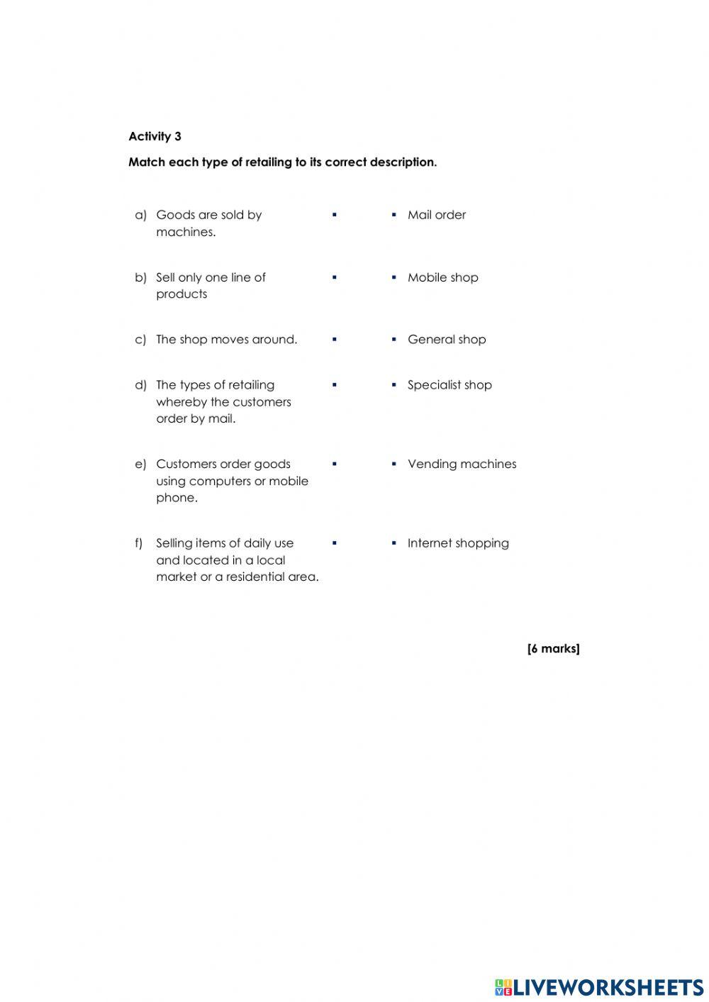 1279780 | Retailer 2 | MHNHM | LiveWorksheets