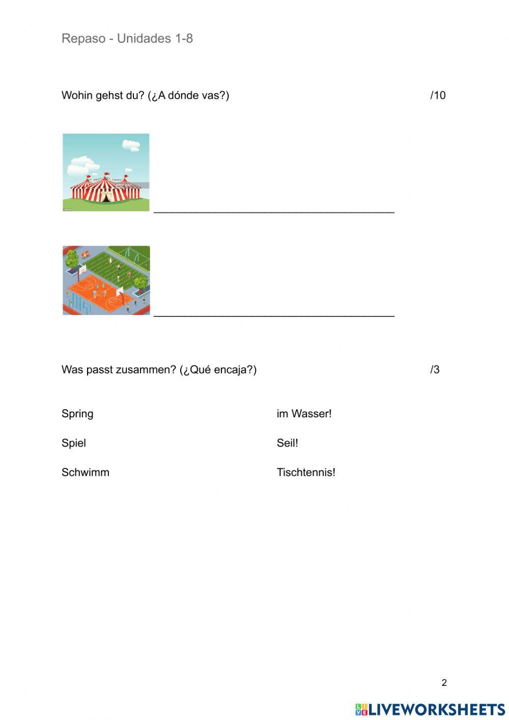 Bruno und ich 2… | Free Interactive Worksheets | 1280871