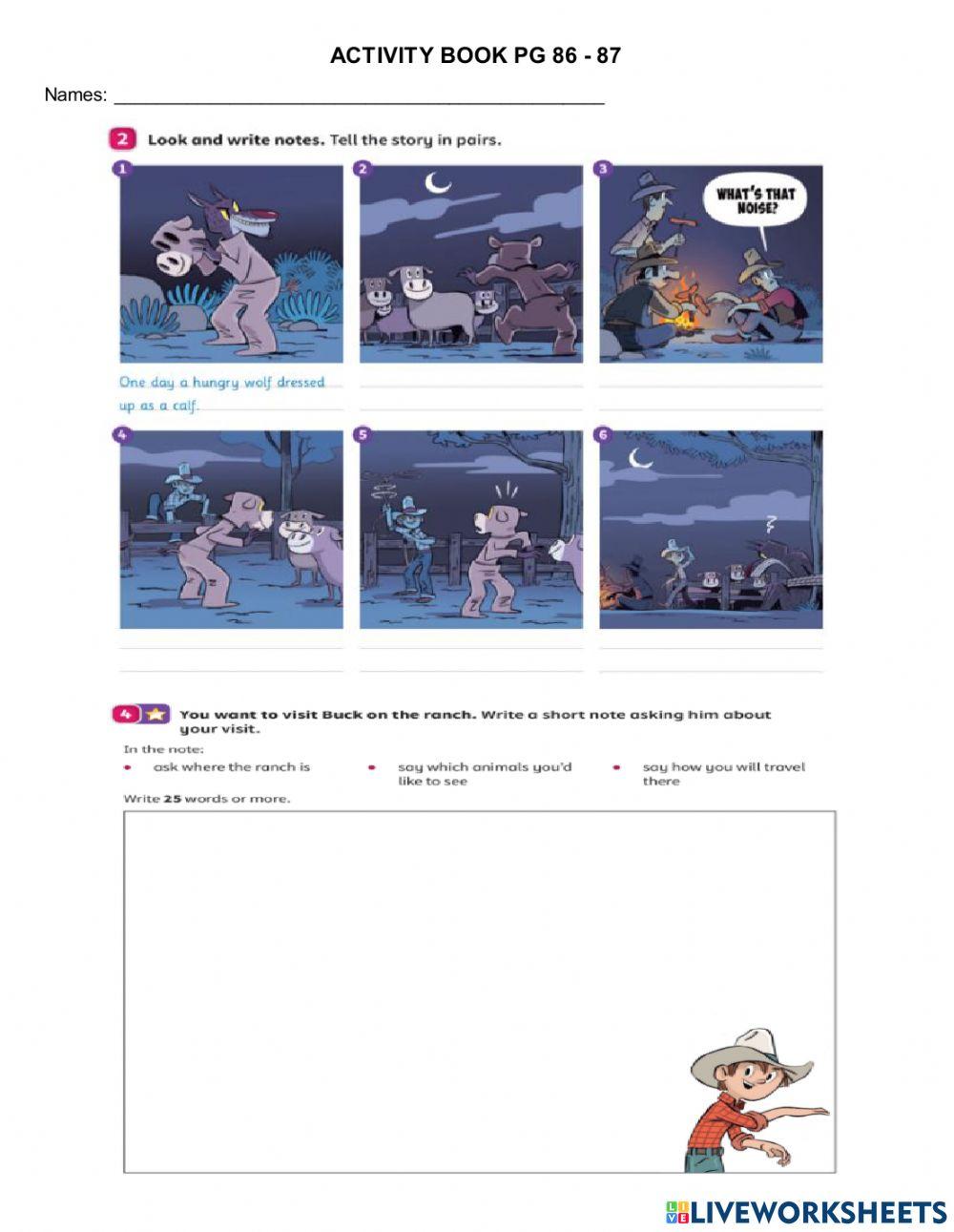 6687108 | ACTIVITY BOOK PG 86 - 87 | rosa amelia motta