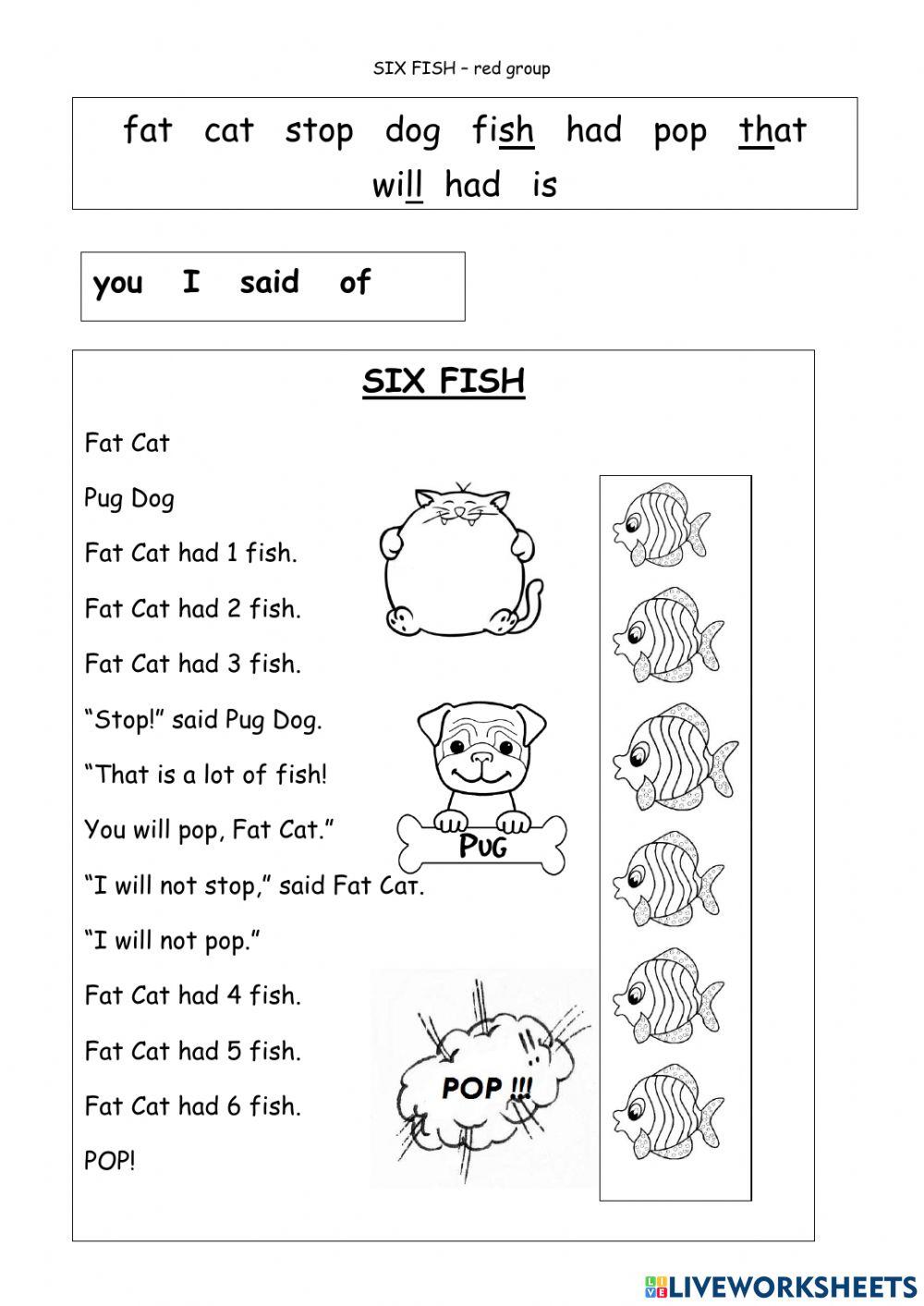 3706547 | Six fish - red group | nickitc