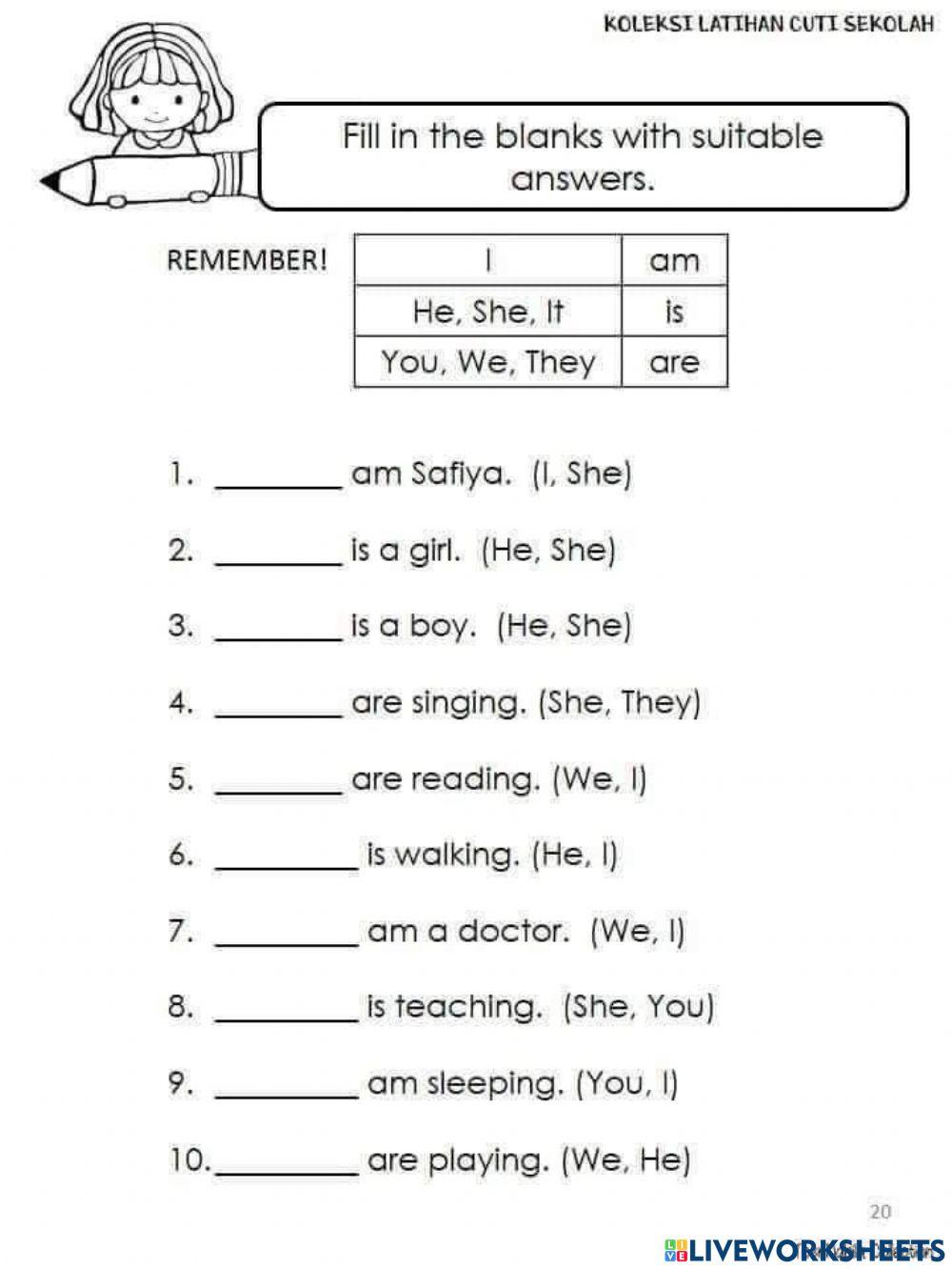 Grammar 1282776 | Mes YGoida | Live Worksheets