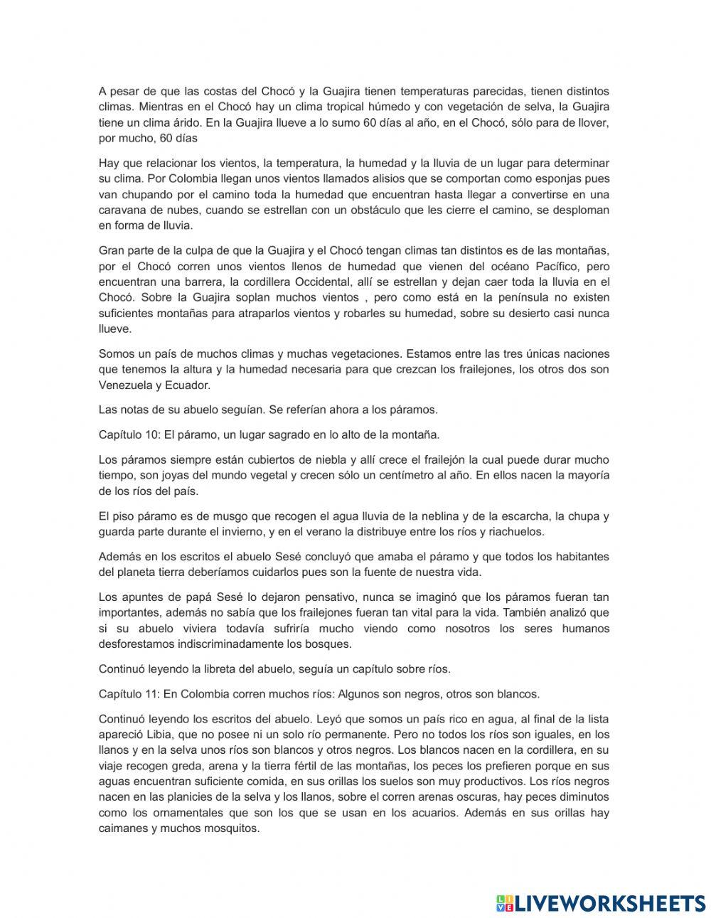 Libro | Live Worksheets