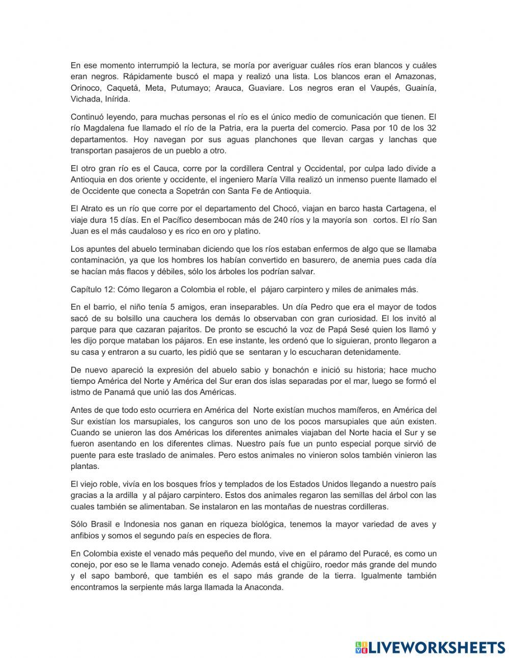 Libro | Live Worksheets