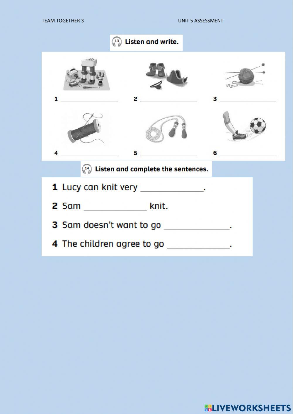 Team Together 3… | Free Interactive Worksheets | 6886410