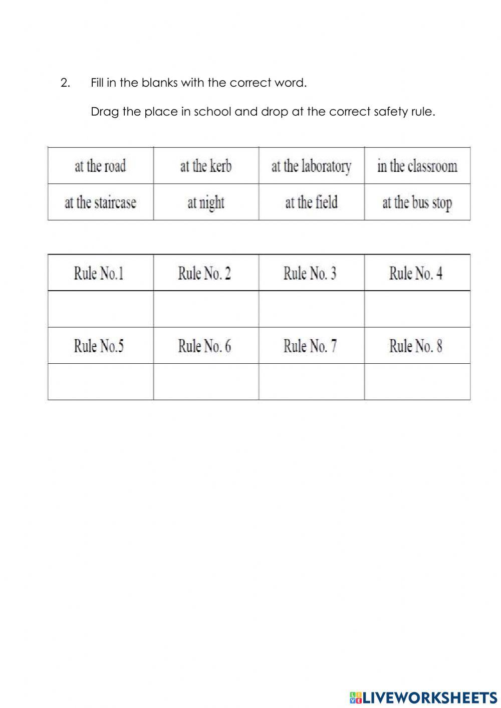 Unit 10 Be Aware, Take Care worksheet | Live Worksheets