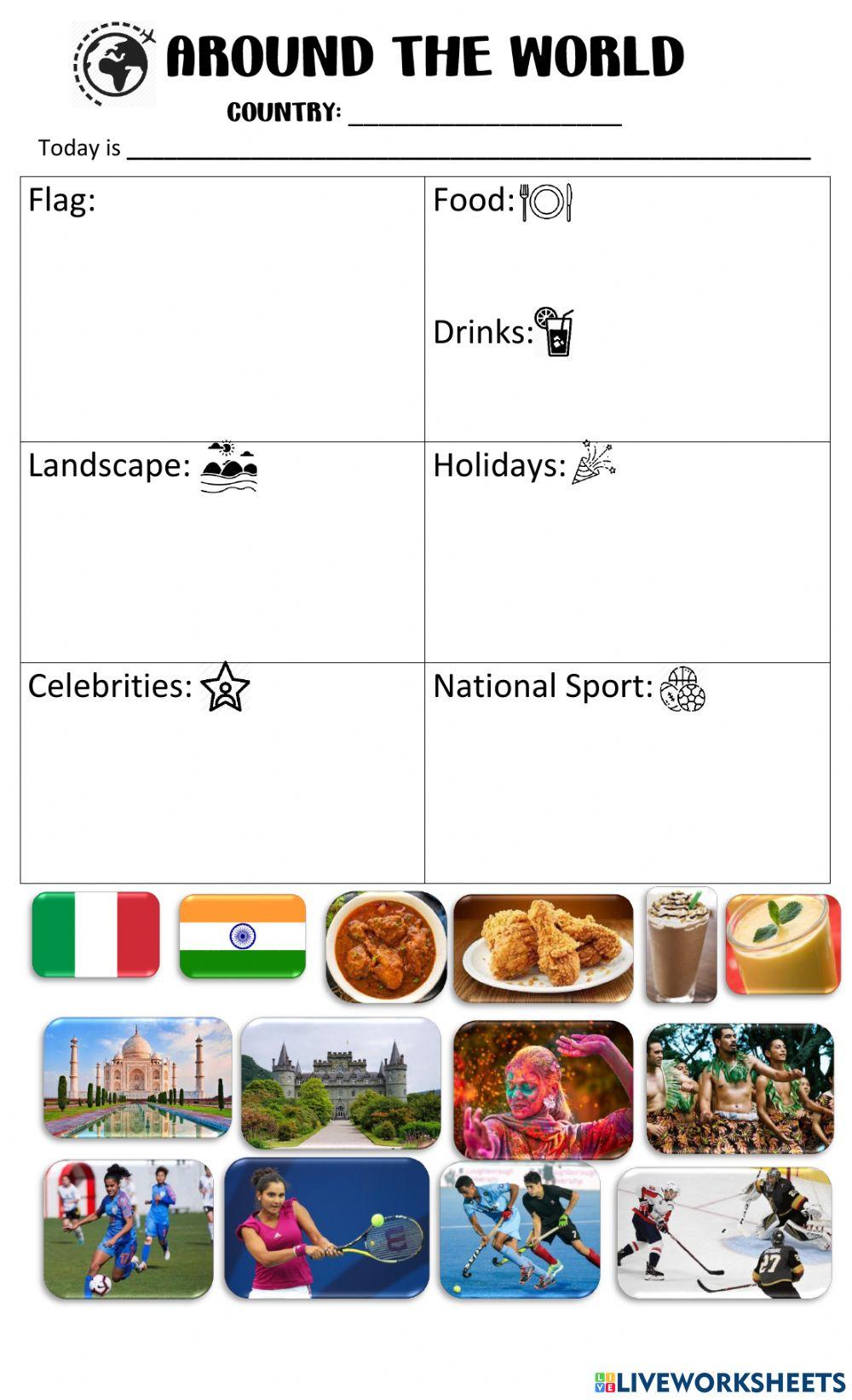 India interactive exercise | Live Worksheets