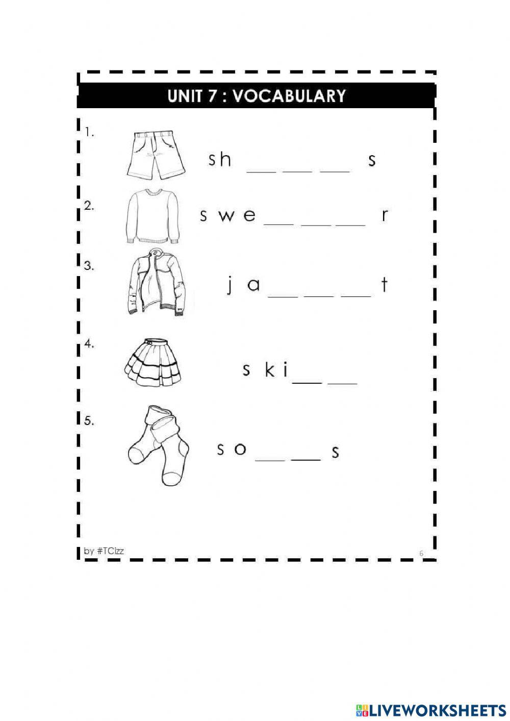 1221448 | Year 2 vocabulary | hudaghani | LiveWorksheets