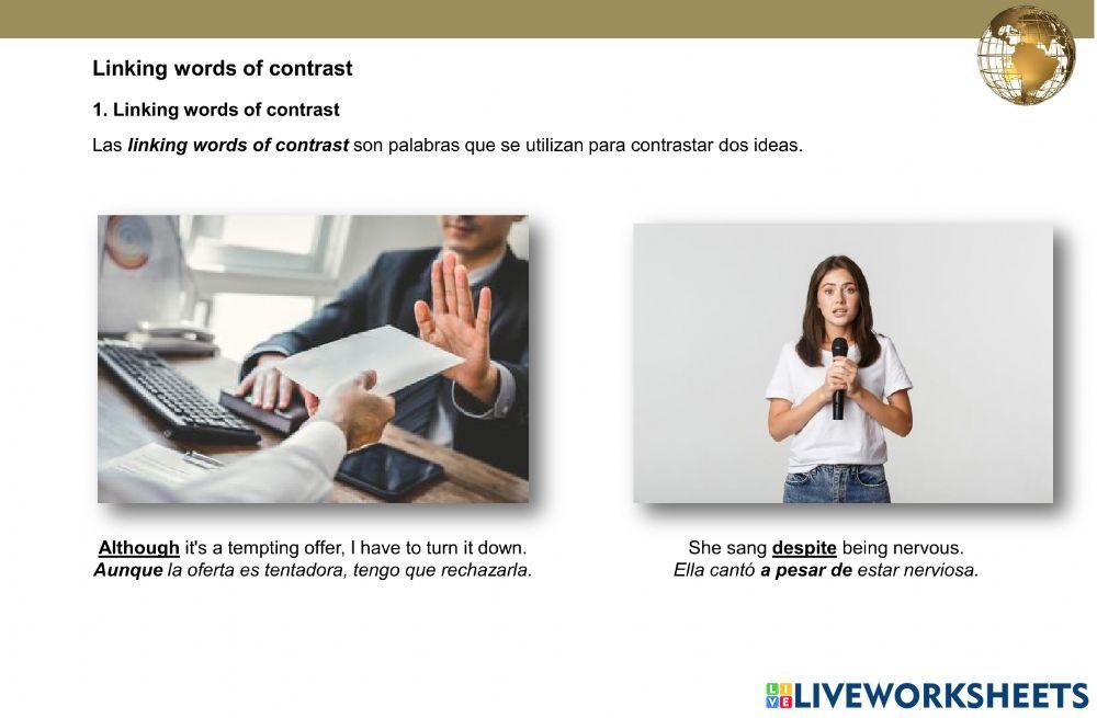 lesson Linking words of contrast 3260771 | YARITH