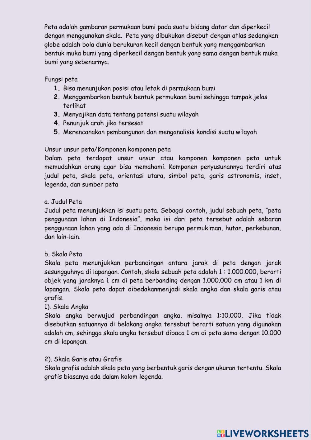 Ips online worksheet for VII | Live Worksheets