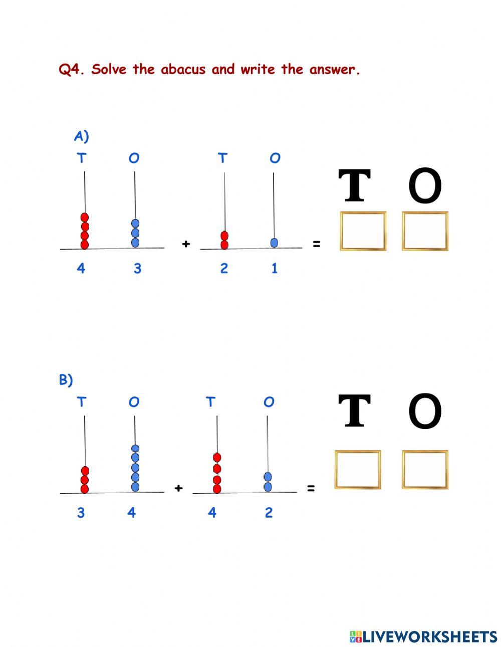 1287078 | Addition | Garima Bhasin | LiveWorksheets