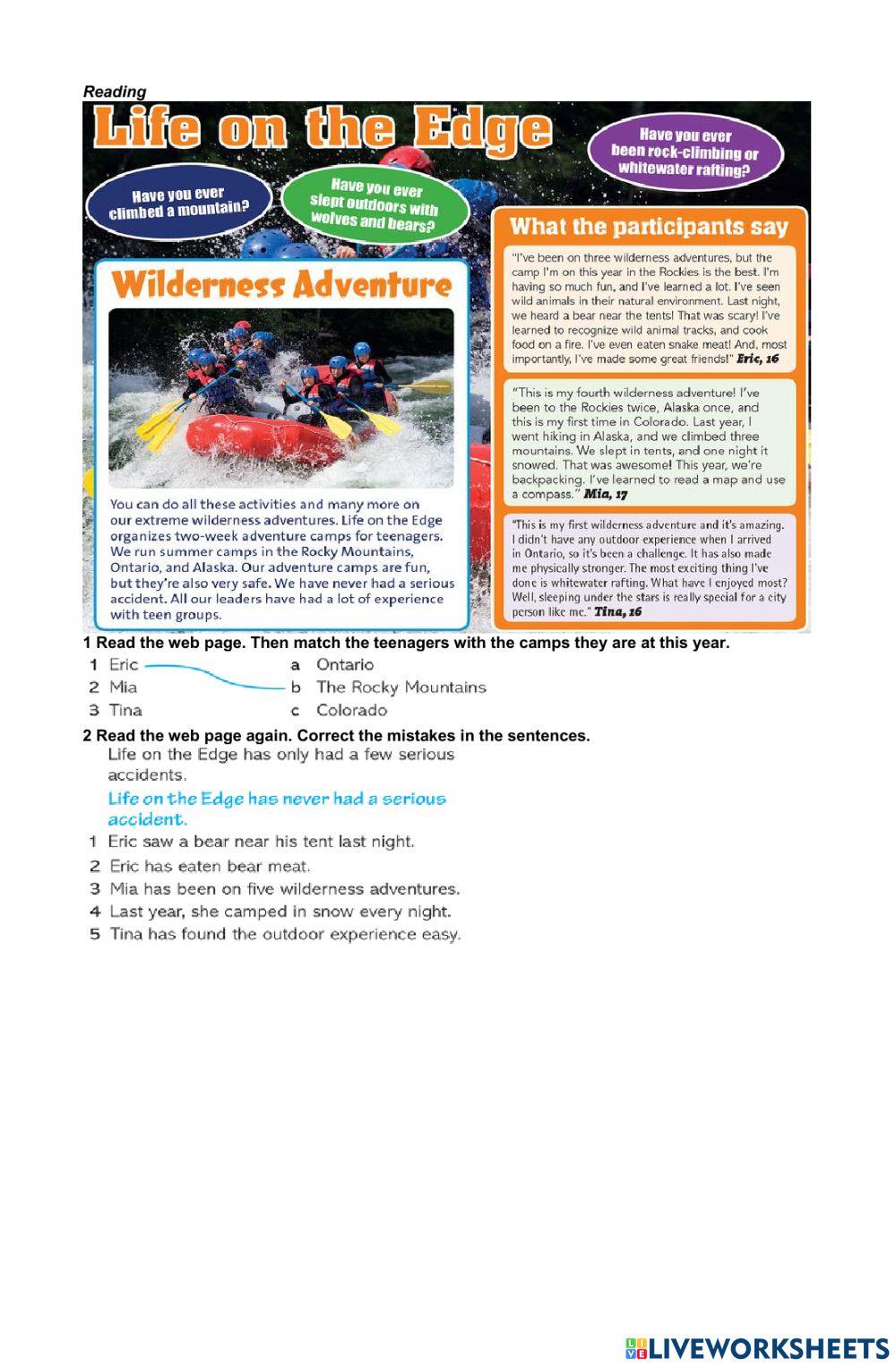 Worksheet 10 online exercise for | Live Worksheets