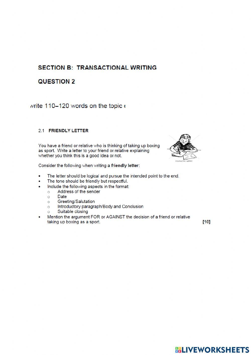 English paper 3 part 2 Essay writing 1287793 | Grace Vogt