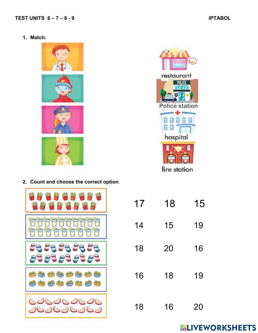 Pebbles review worksheet | Live Worksheets