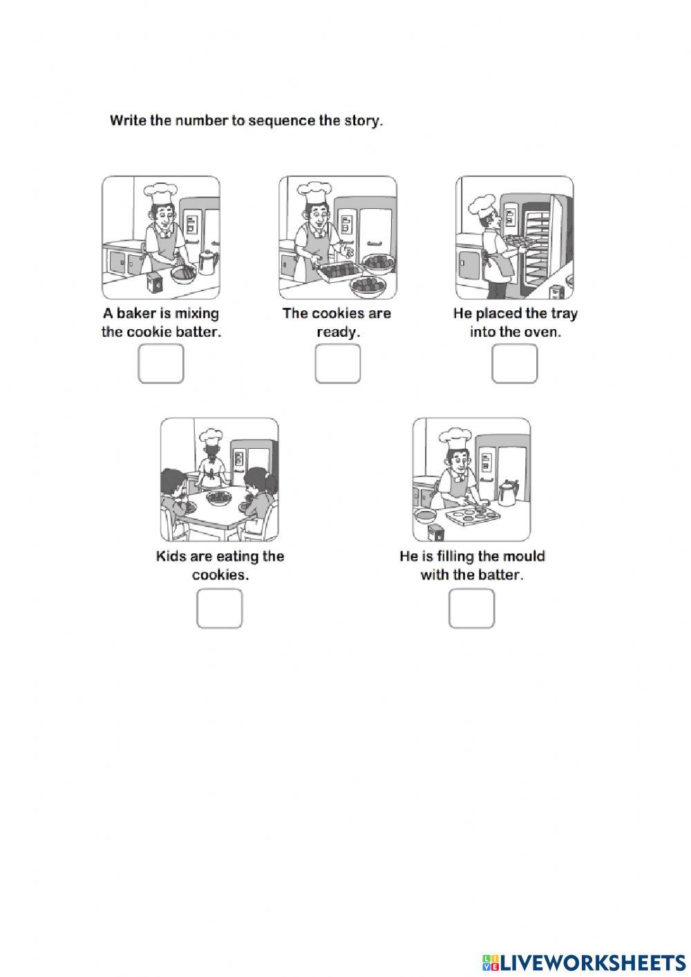 English (pre-school) online worksheet | Live Worksheets