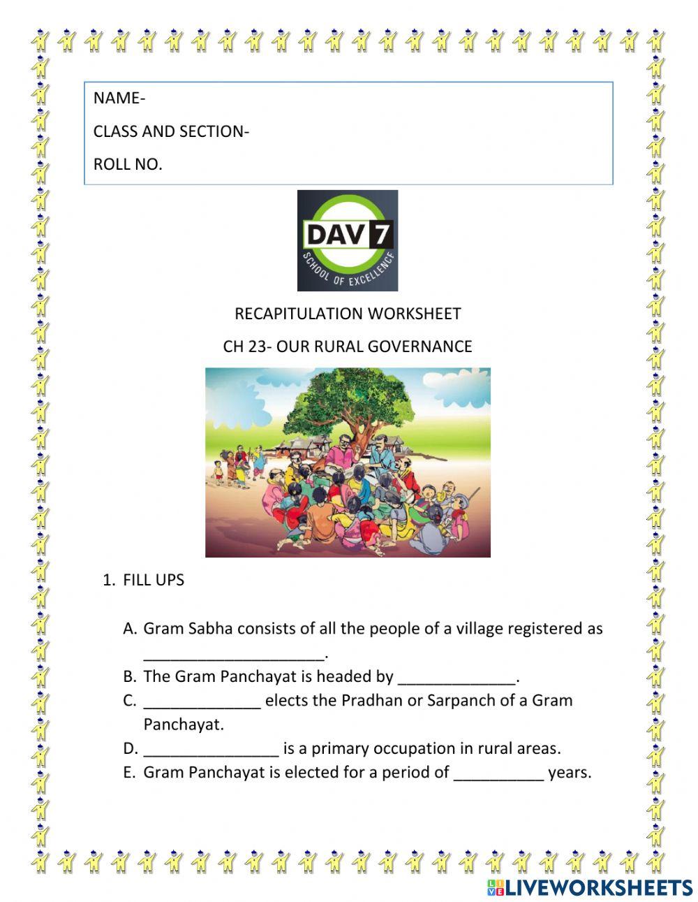 1289357 | Rural governance | ANAMIKA SHARMA