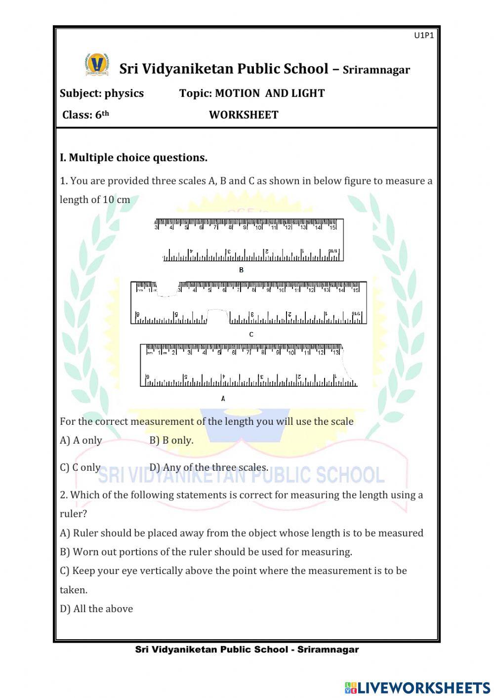 1289535 | Motion and Light 2 | 6Bclassteacher