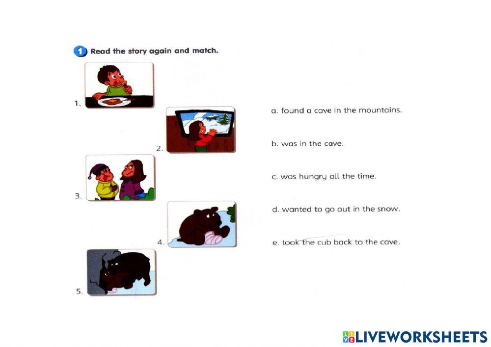 Match to the correct sentences worksheet | Live Worksheets