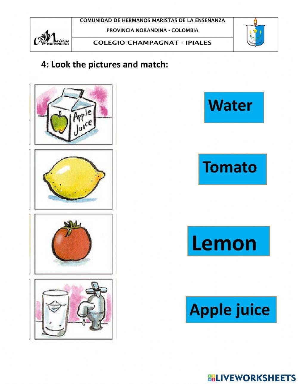 Meet my family and Dinner time worksheet | Live Worksheets