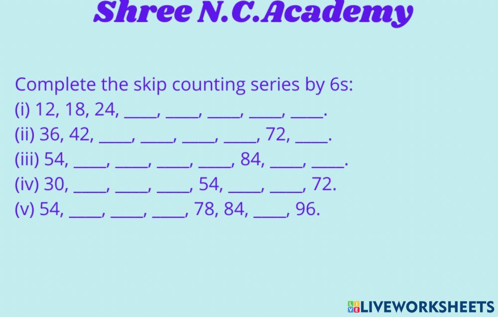 Maths numbers worksheet for 3 | Live Worksheets