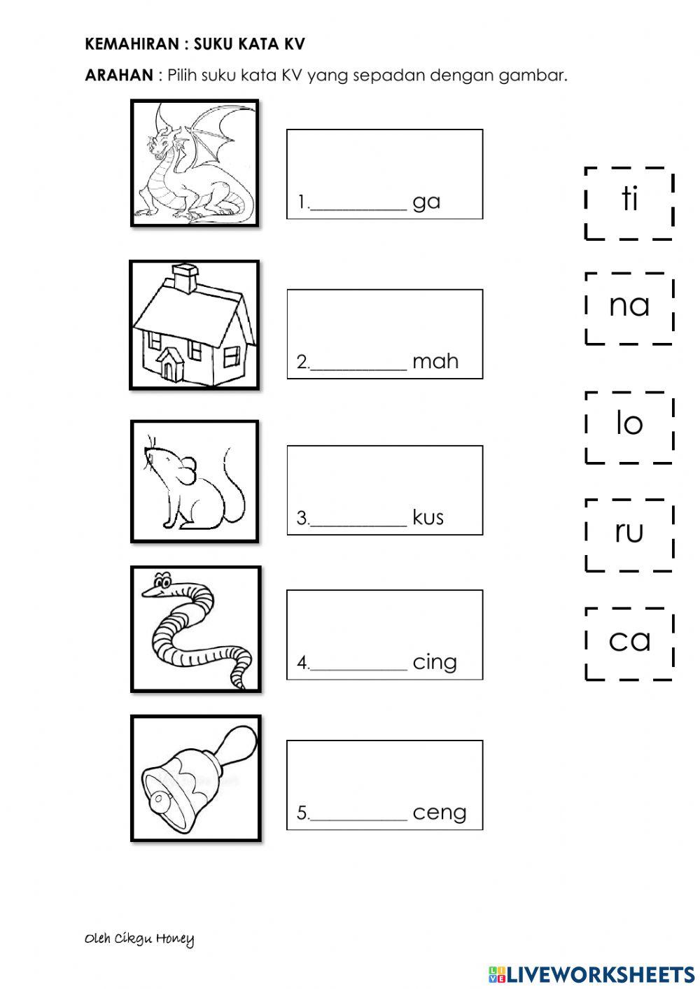 KV online exercise for | Live Worksheets