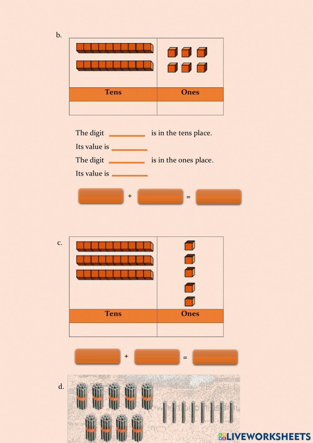 Place Value online exercise for 2 | Live Worksheets