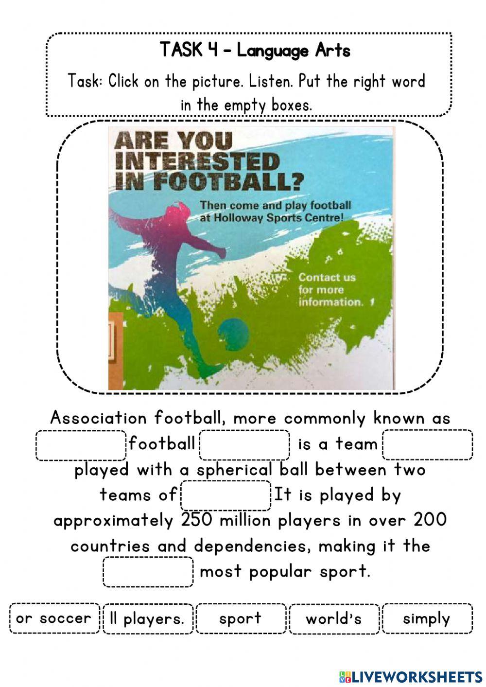 Y5 Review Unit 2 Extra Task 4 worksheet | Live Worksheets