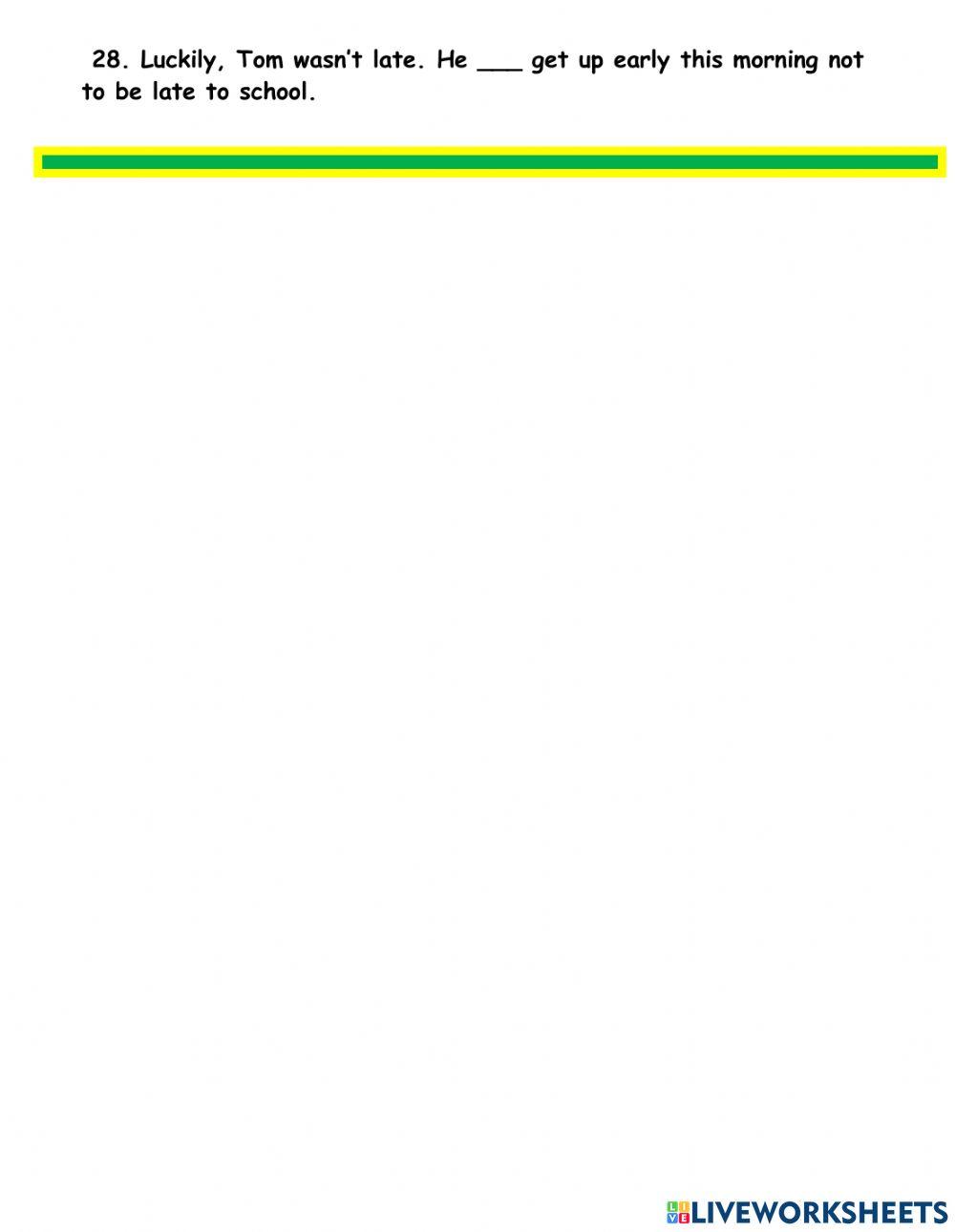 5134463 | Have to had to | Hbr | LiveWorksheets