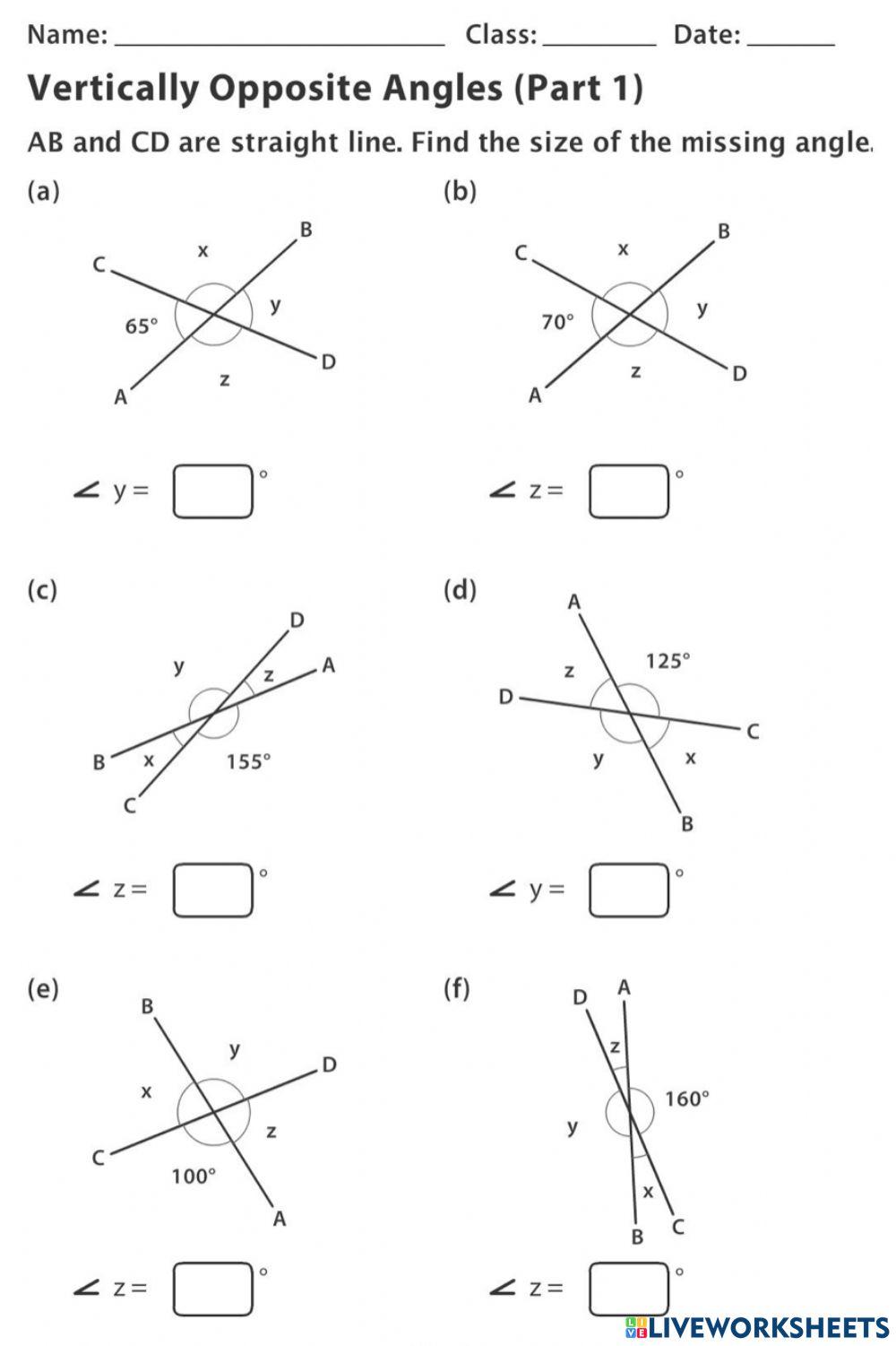 3731596 | Vertically Opposite Angles | Teacher_Dia