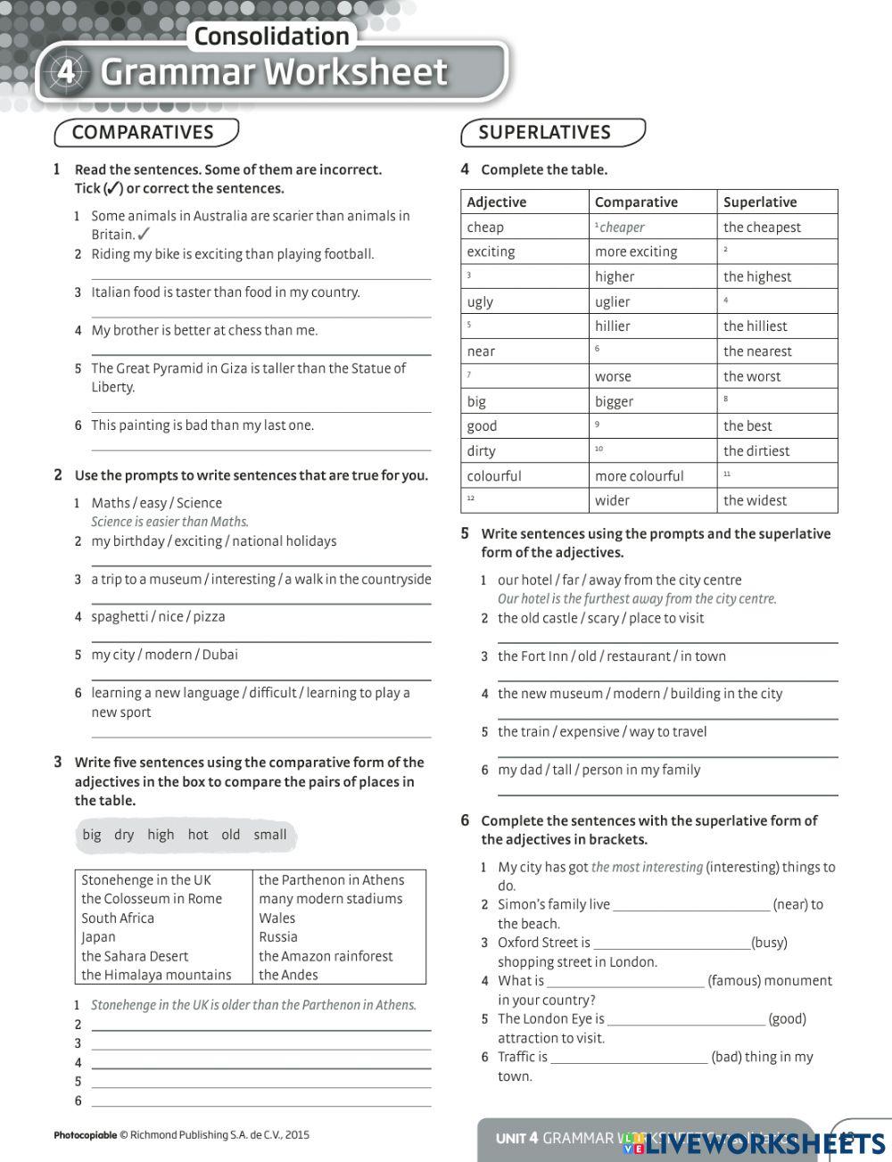 8th Grade Unit … | Free Interactive Worksheets | 5135236