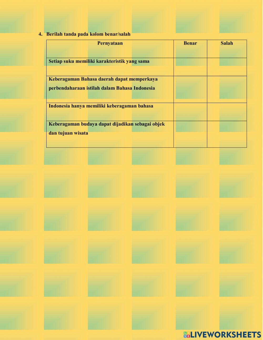 Latihan PH IPS worksheet | Live Worksheets